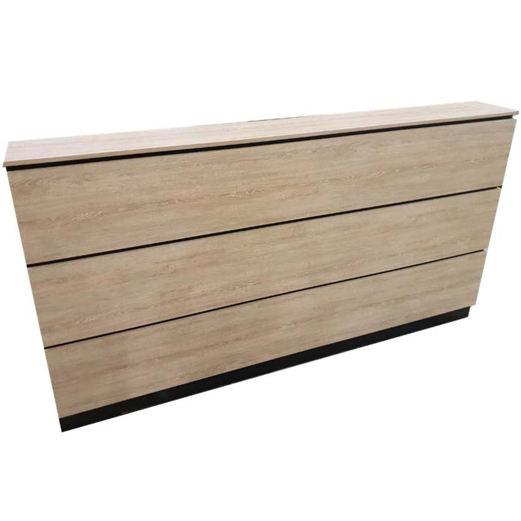 Switch Office - Planked Reception Counter with Full Modesty – Switch ...